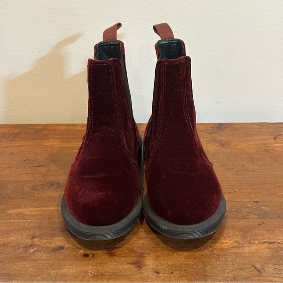 Dr. Martens | Shoes | Velvet Doc Martens Pullon Ankle Boots | Poshmark